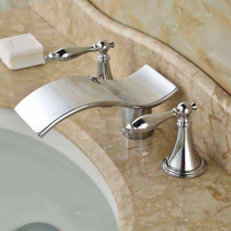 Modern Wavy Waterfall Bathroom Faucet